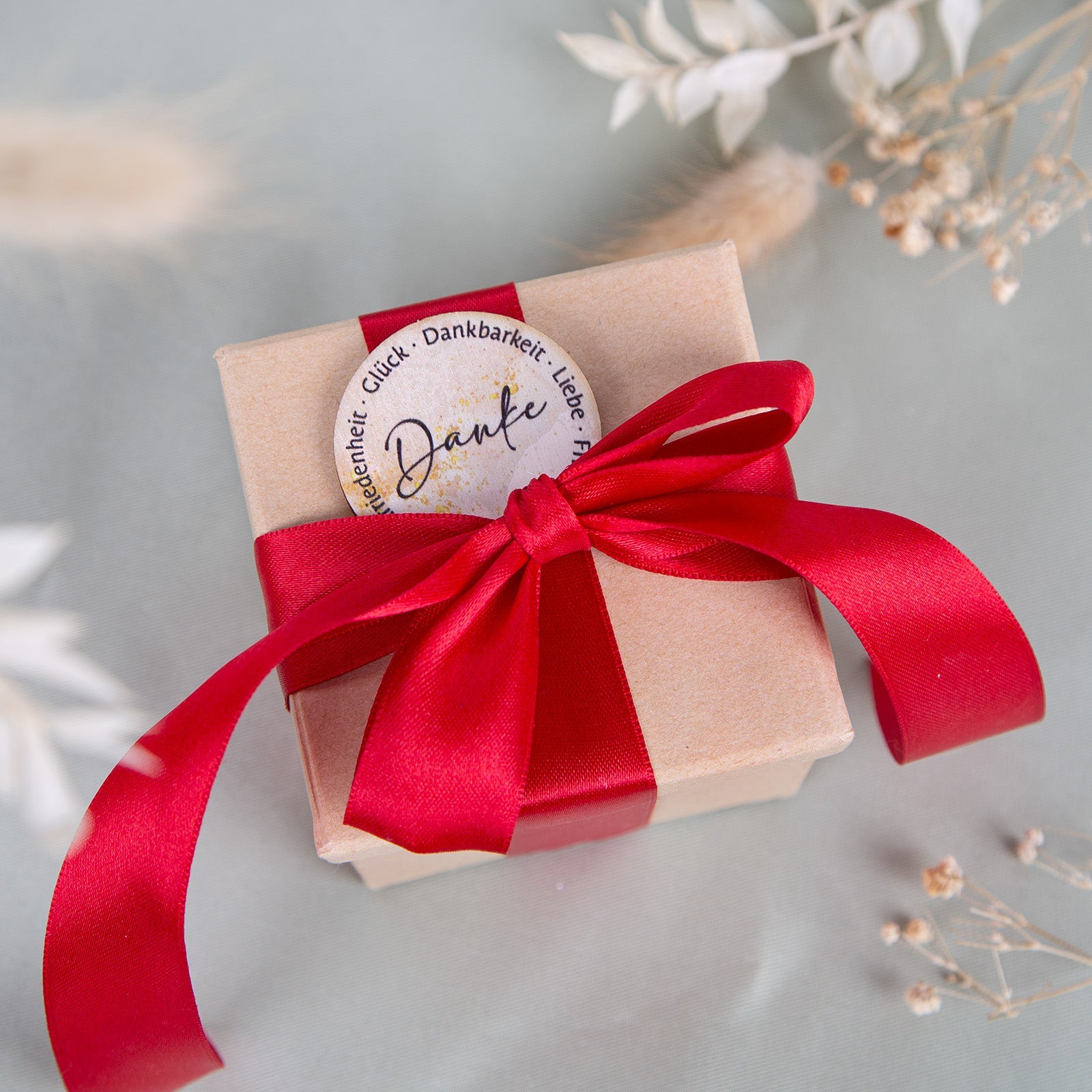 10 kleine Dankesgeschenke für Mitarbeiter & Kunden aus Holz 4 cm ...